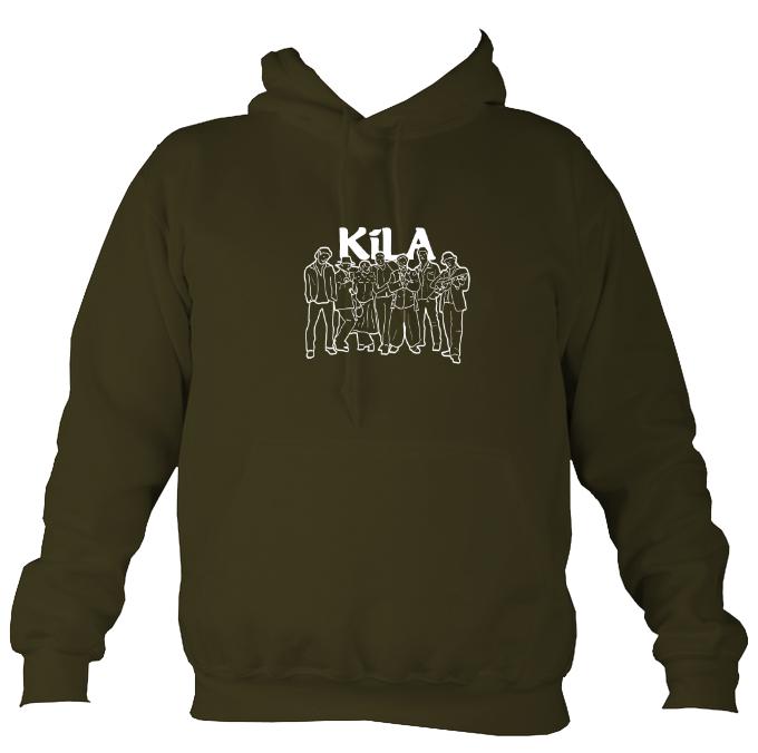 Kila Band Sketch Hoodie | Kila Irish Band Clothing – Mudchutney